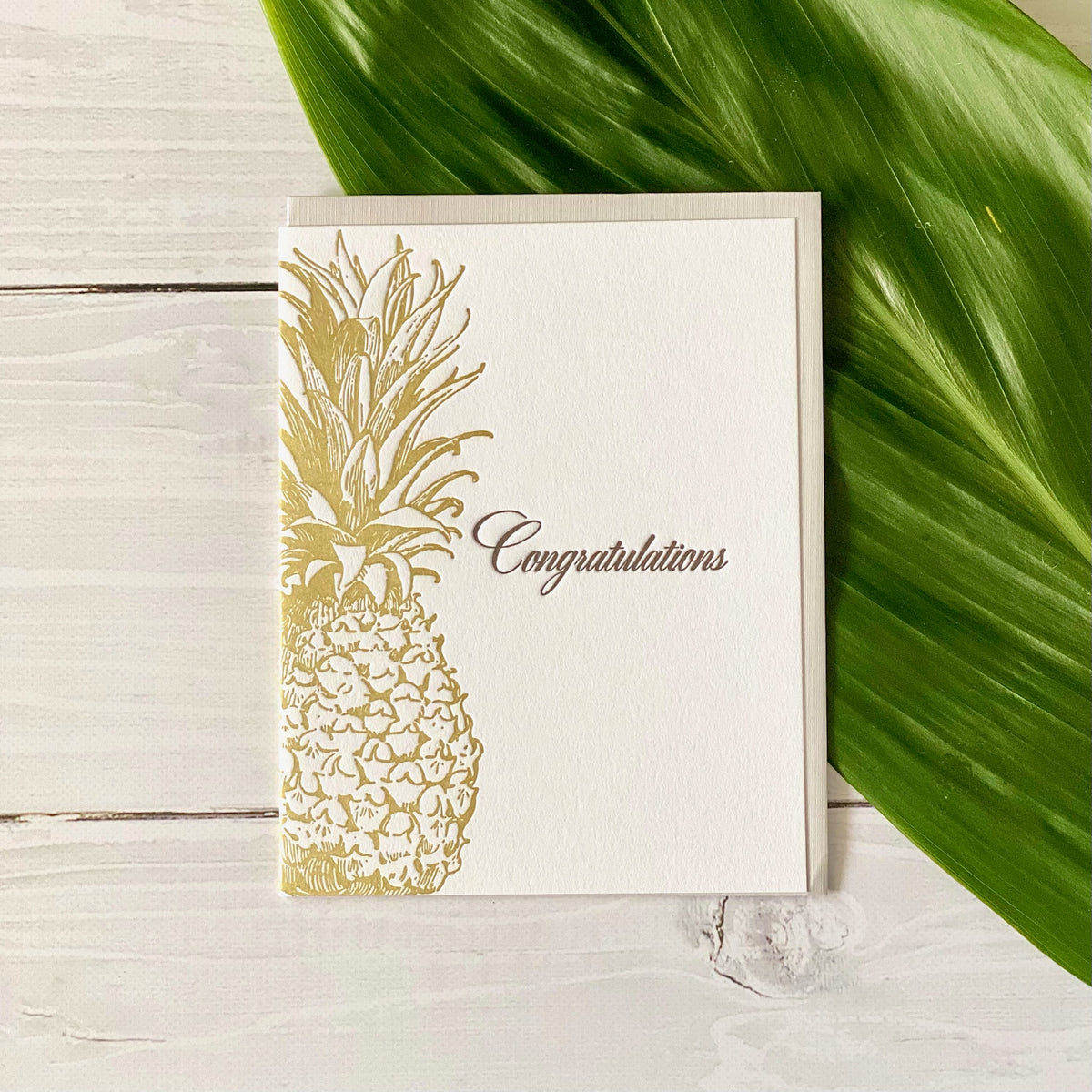【BRADLEY＆LILY】グリーティングカード[Vintage Pineapple Congrats Card] – MMJ Modernistic Japan